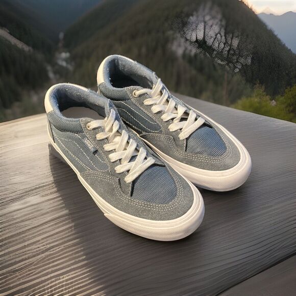 Vans | Shoes | Vans Rowan Pro Shoes Mens 65 Mirage Blue White Leather ...